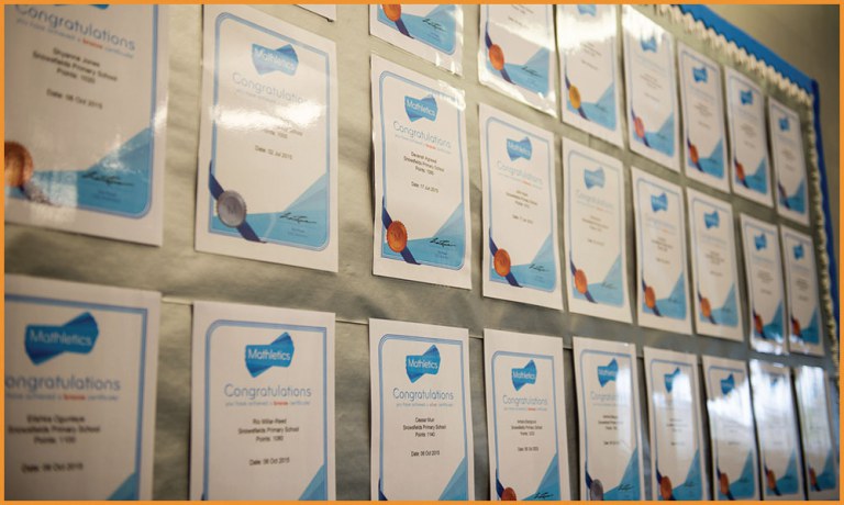 Rewarding Participation and Celebrating Success with Mathletics